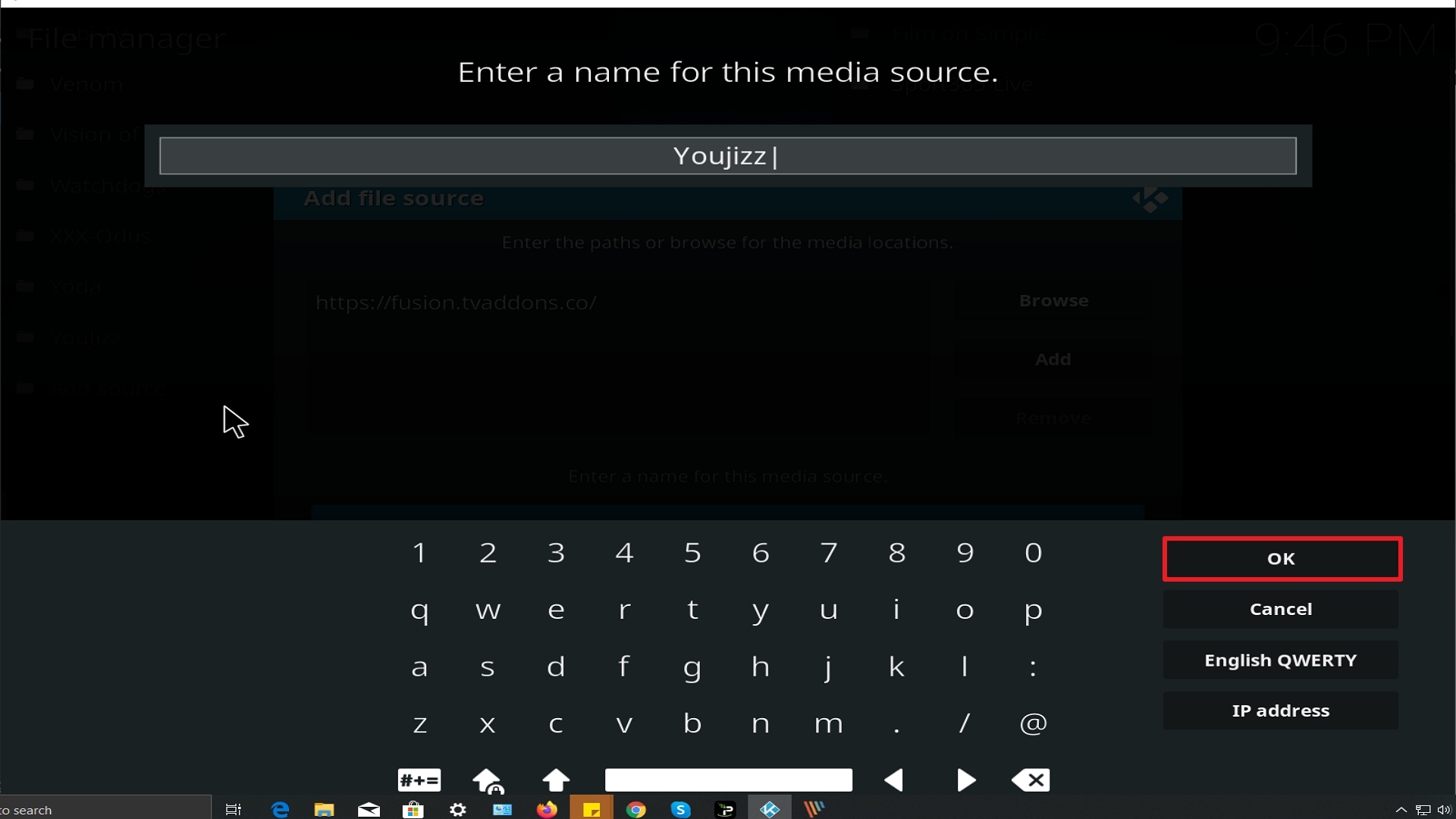 Install Youjizz Kodi Addon